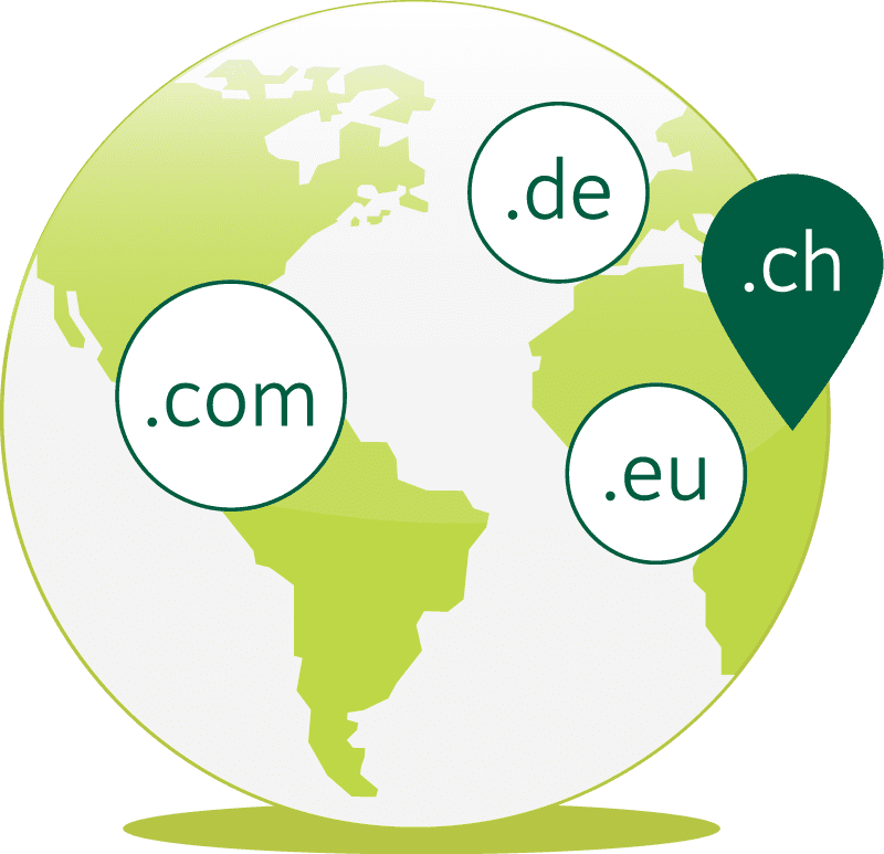 .ch-Domain registrieren oder Transfer zu DomainFactory